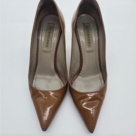 Burberry | Shoes | Burberry Womens Brown Leather Pumps | Poshmark